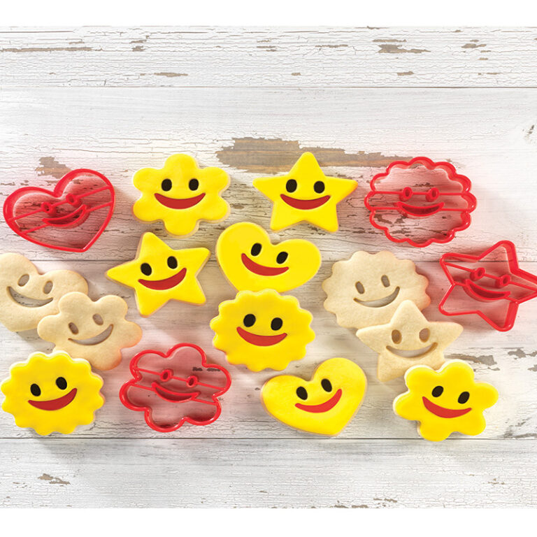 Happy Face Cookie Cutters - Set of 4 - Dieleman Fundraising Sales